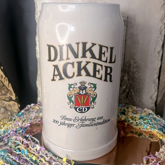 Dinkel Acker | Dining | Vintage Dinkel Acker Beer Mug 20th Year Anniversary | Poshmark
